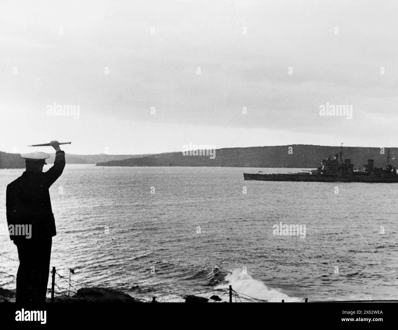 Admiral Sir Bruce Fraser, Commander in Chief of the British Pacific ...
