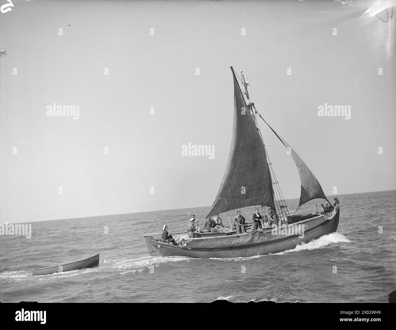 LEVANT SCHOONER TRIALS. MARCH 1944, COASTAL FORCES BASE, BEIRUT. ONE OF ...