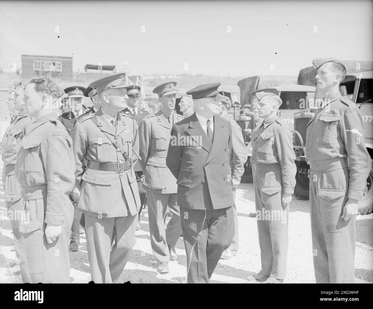 MR A V ALEXANDER THE FIRST LORD OF THE ADMIRALTY VISITS THE ROYAL ...