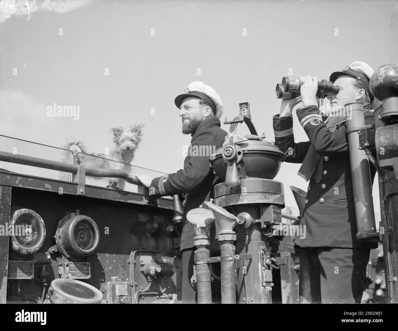 MEN OF THE BRITISH DESTROYER BRECON. 11 TO 15 MARCH 1944, NAPLES, ON ...