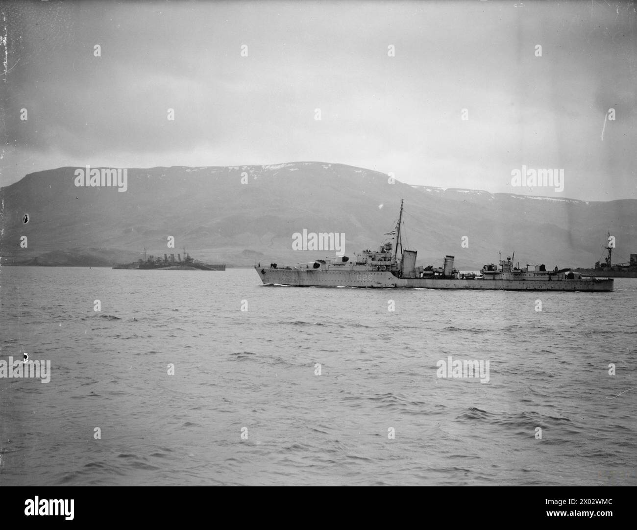 SHIPS AT HVALFJORD, ICELAND. 19 AND 20 NOVEMBER 1941, ON BOARD THE ...