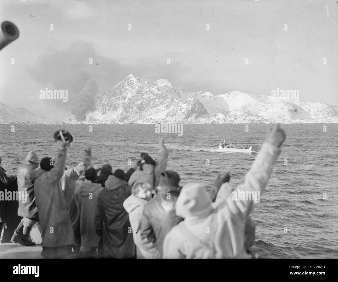 THE EXPEDITION TO THE LOFOTEN ISLANDS, NORWAY, WHERE TROOPS WERE LANDED ...