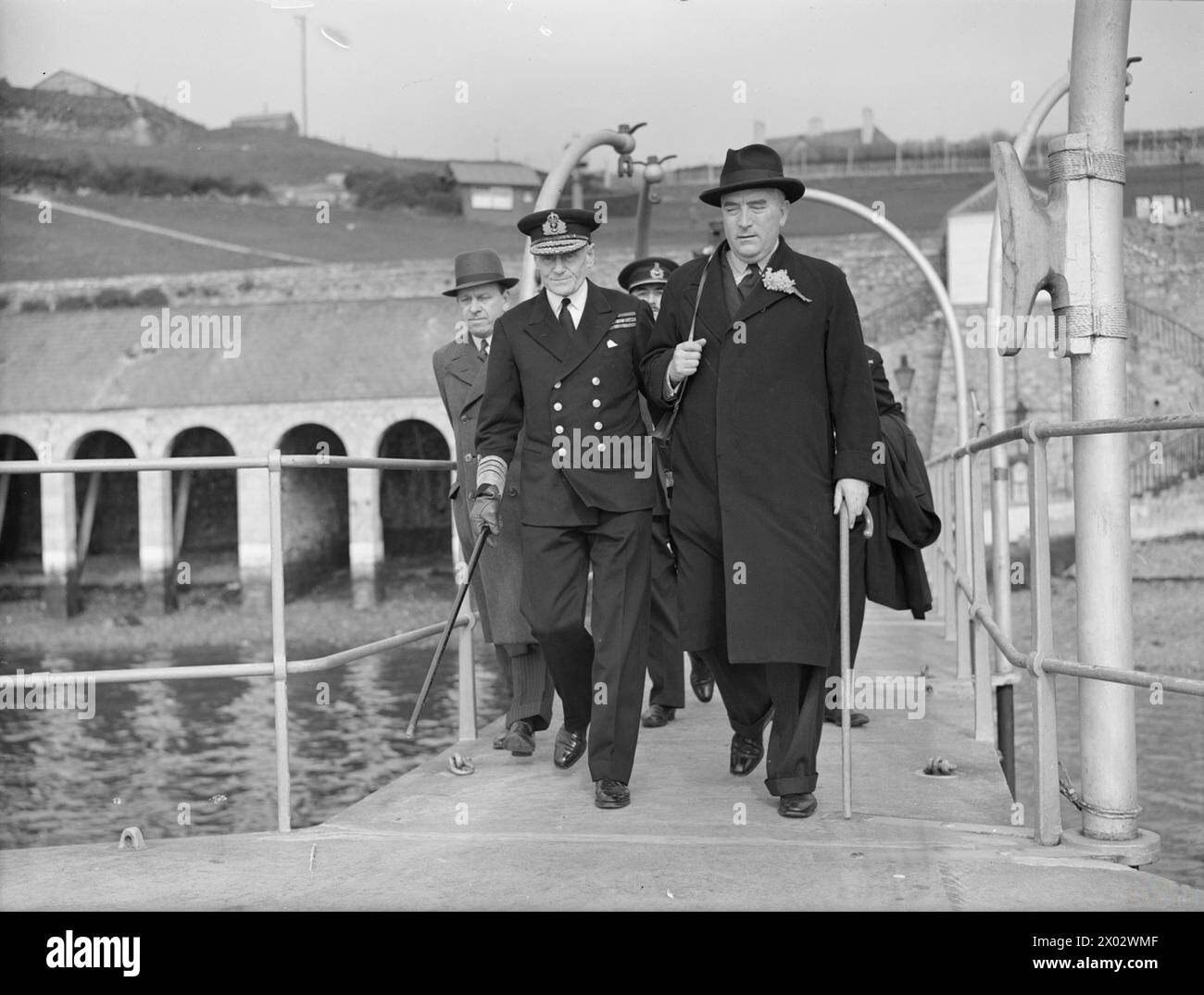 VISIT OF AUSTRALIAN PRIME MINISTER TO PLYMOUTH. 22 MARCH 1941, MR R G ...