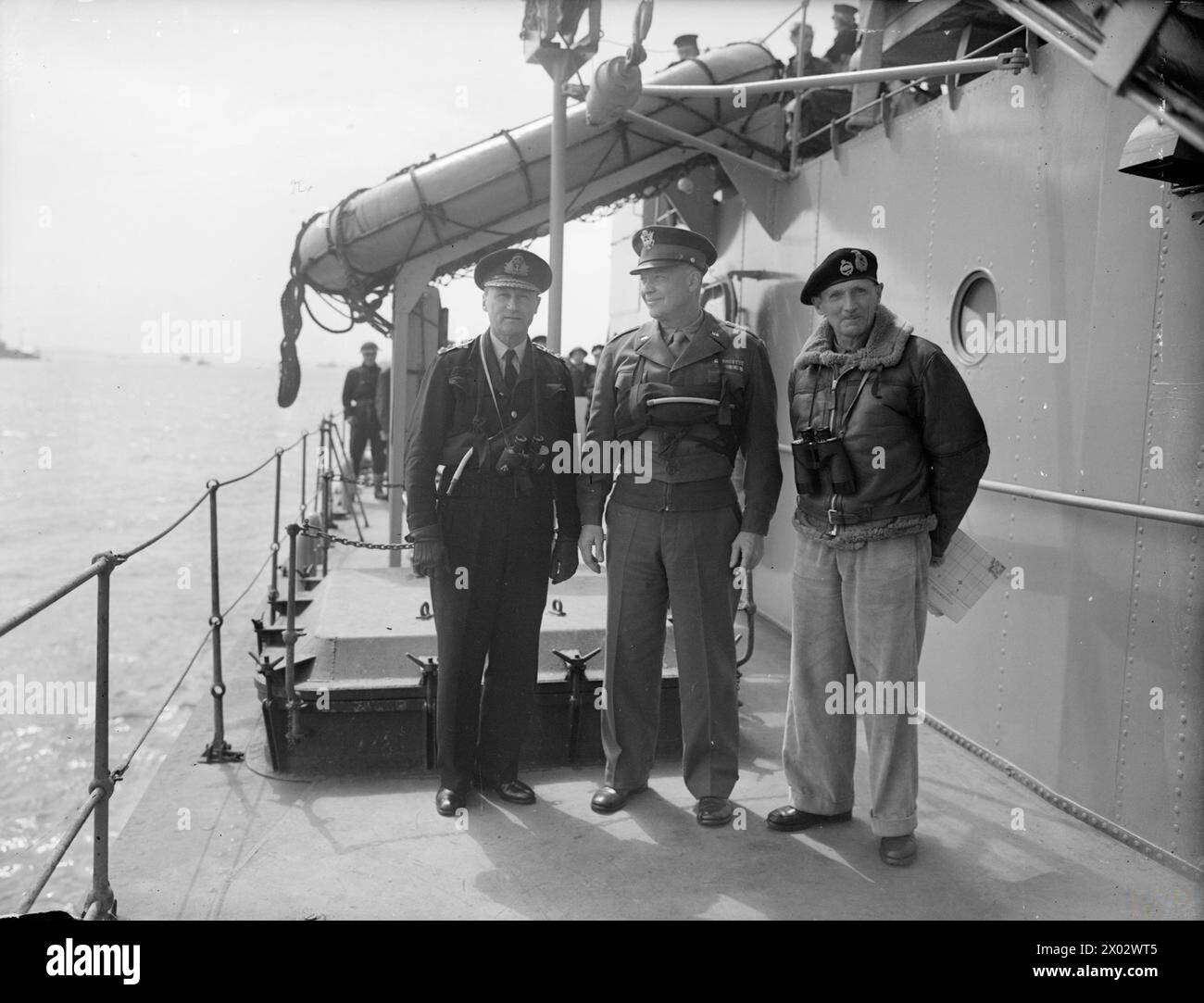 LIBERATION OF EUROPE: ALLIED CHIEFS SEE THE BEACHES FOR THEMSELVES. 7 ...