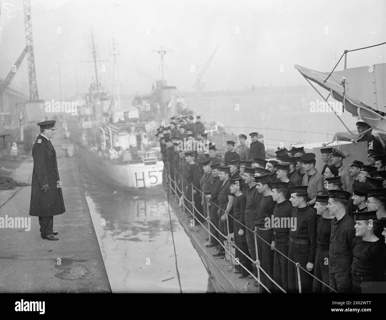 ADMIRAL SIR PERCY NOBLE, C-IN-C WESTERN APPROACHES, WHO IS TAKING UP A ...