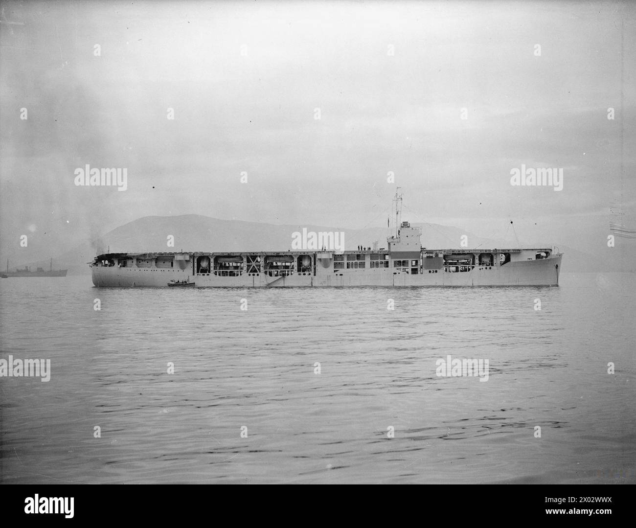 BRITAIN'S MERCHANT AIRCRAFT CARRIERS (MACS). 30 JULY 1943, GREENOCK ...