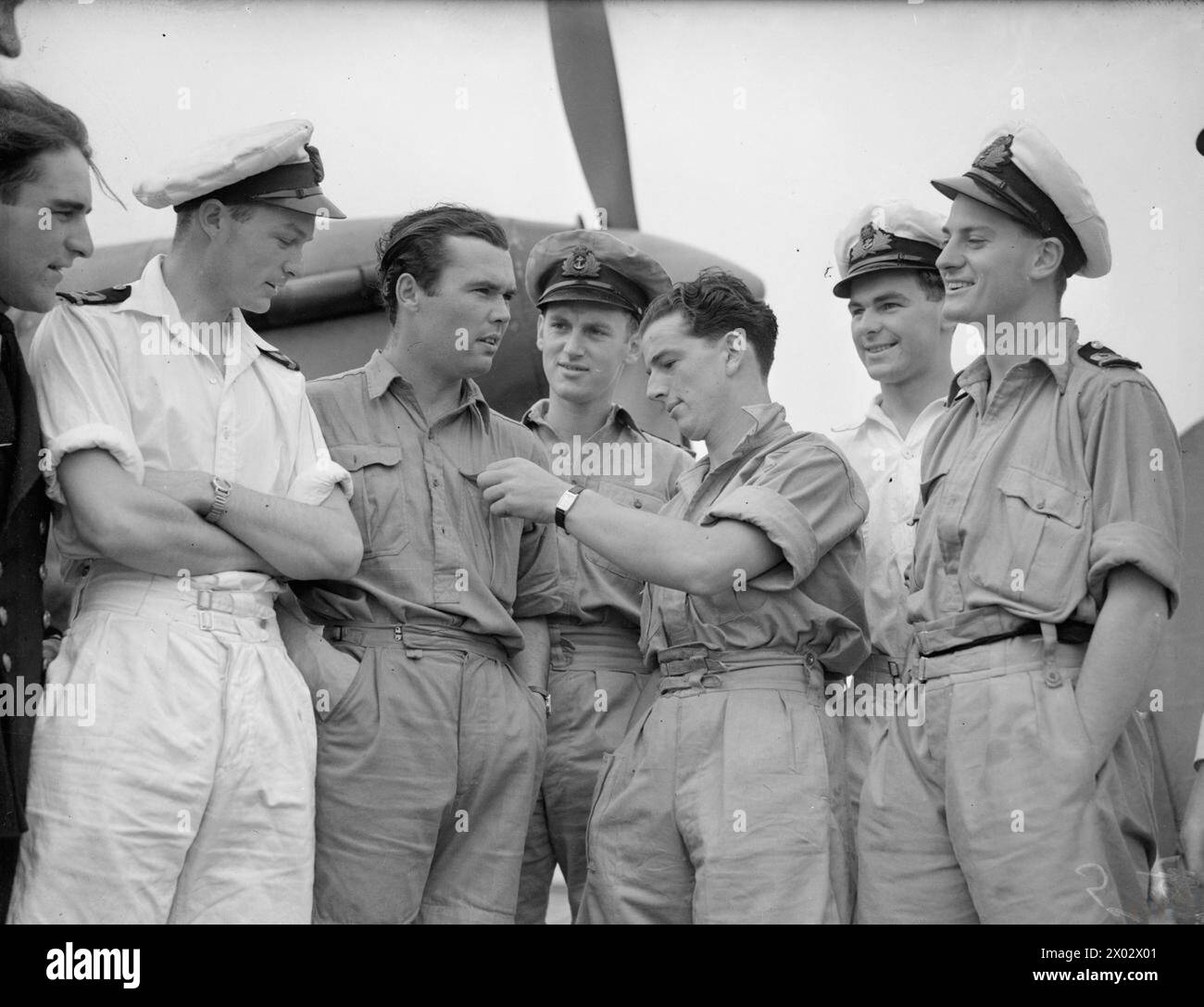 NAVAL PILOTS WHO FOUGHT UNCEASINGLY FOR TWO DAYS TO SAVE THE MALTA ...