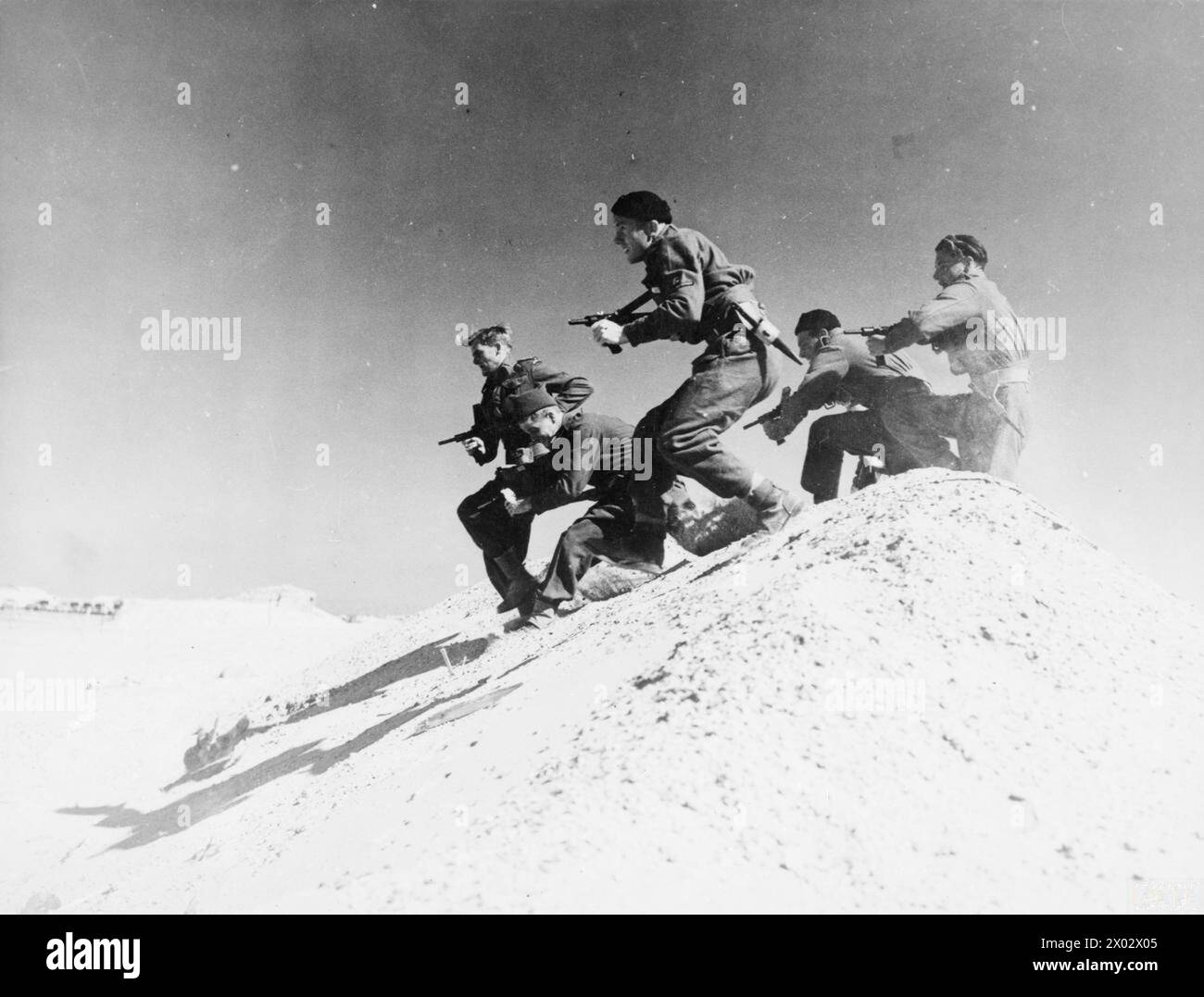 From 8 to 12 June 1943, Naval Commandos conducted training exercises ...