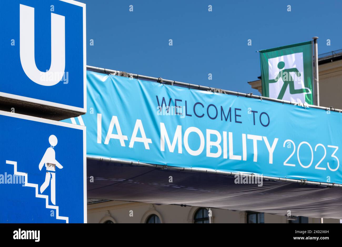 IAA Mobility In der Münchner Innenstadt findet die IAA Mobility, eine ...