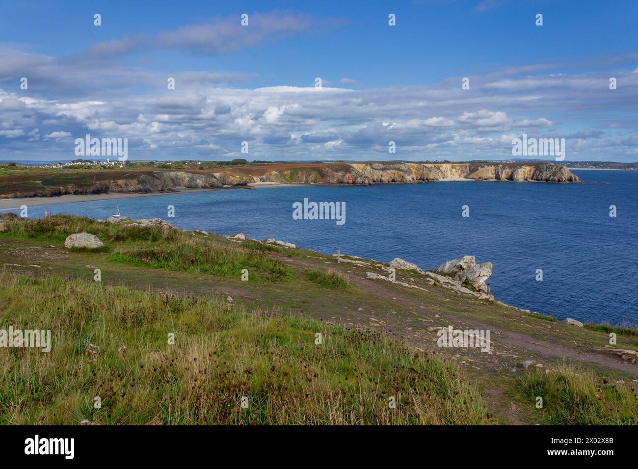 Landscape, Pointe de Pen Hir, Camaret-sur-Mer, Finistere, Brittany ...