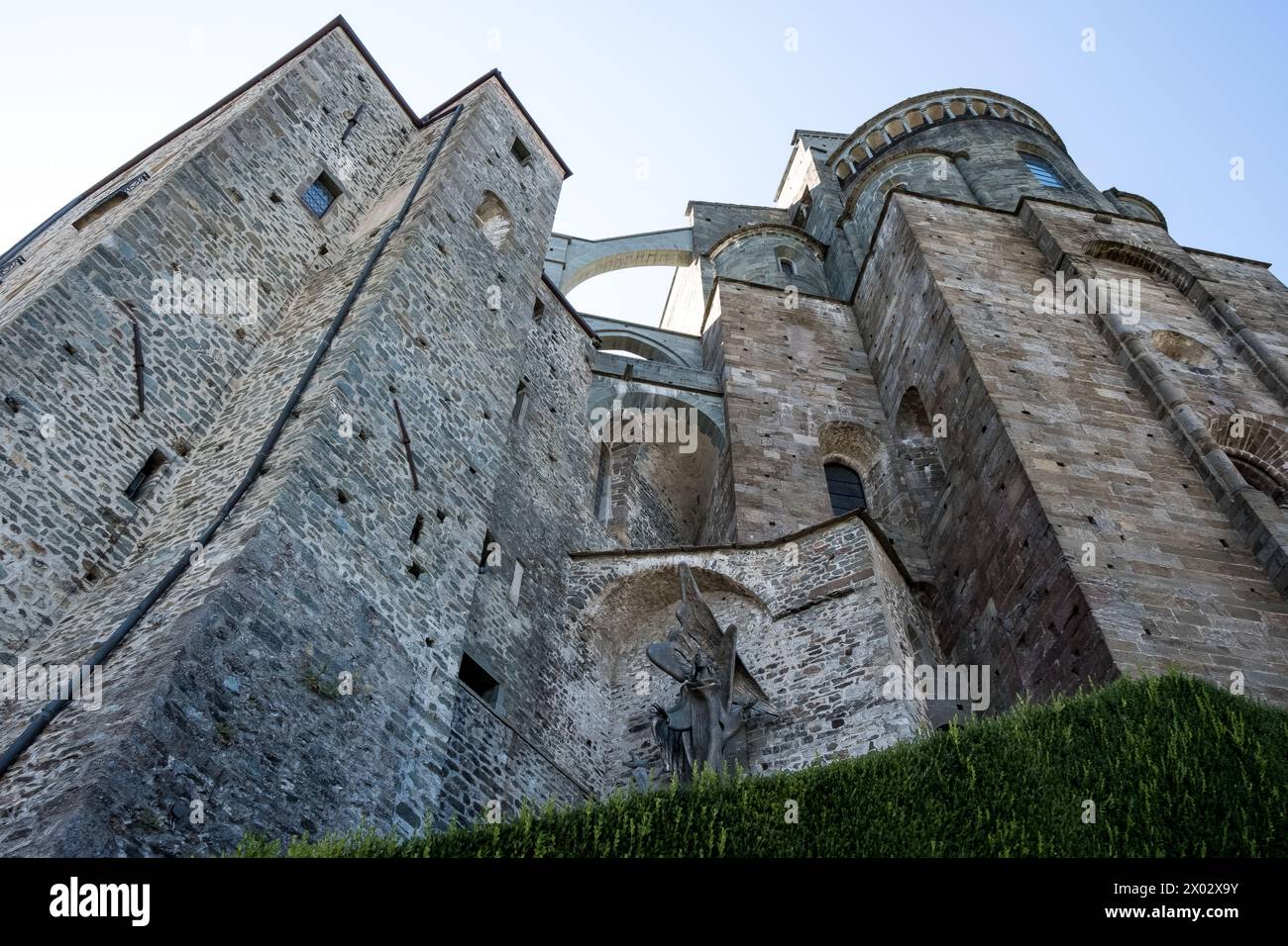 Architectural detail of the Sacra di San Michele, (Saint Michael's ...