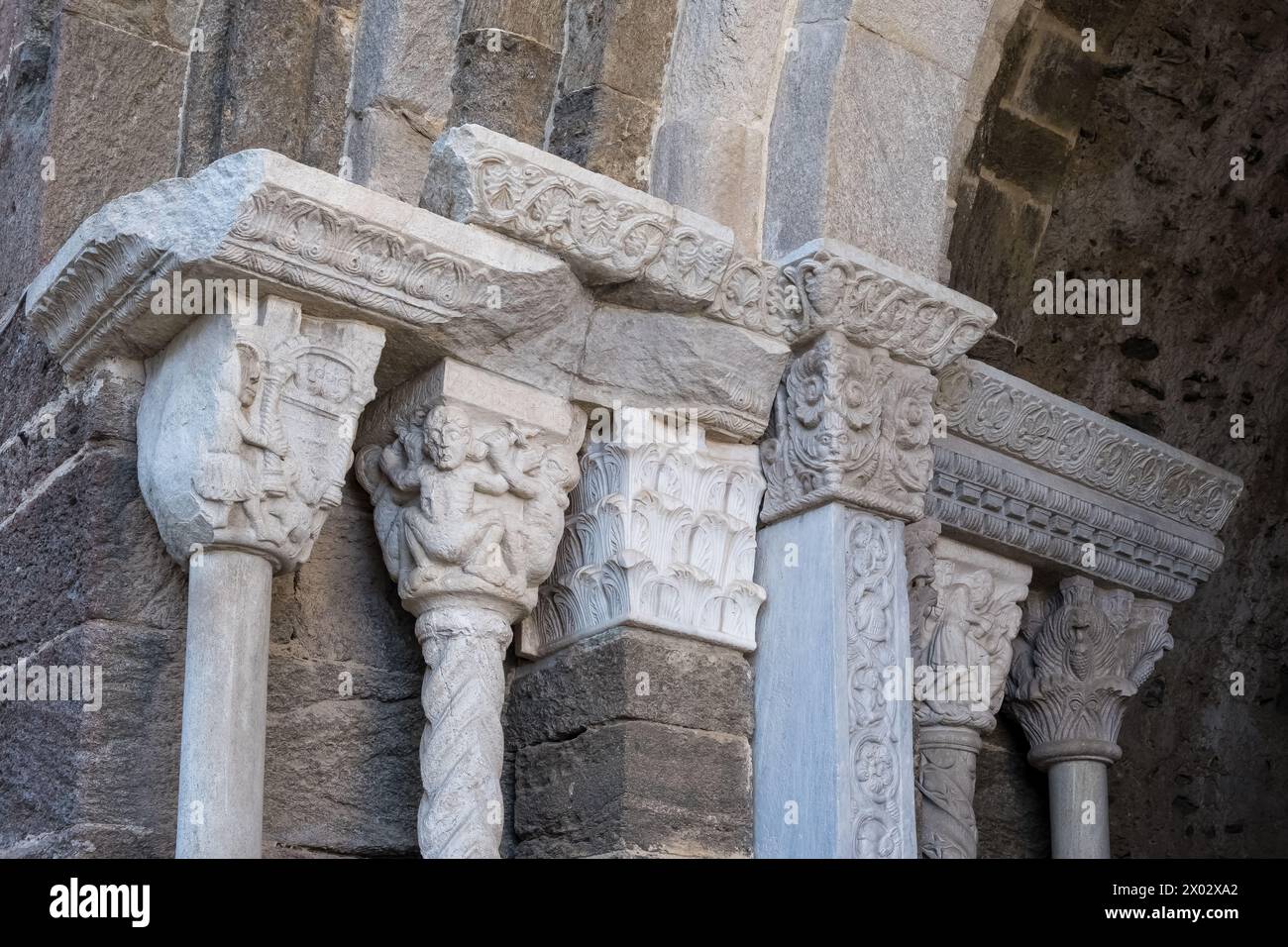 Architectural detail of the Sacra di San Michele, (Saint Michael's ...