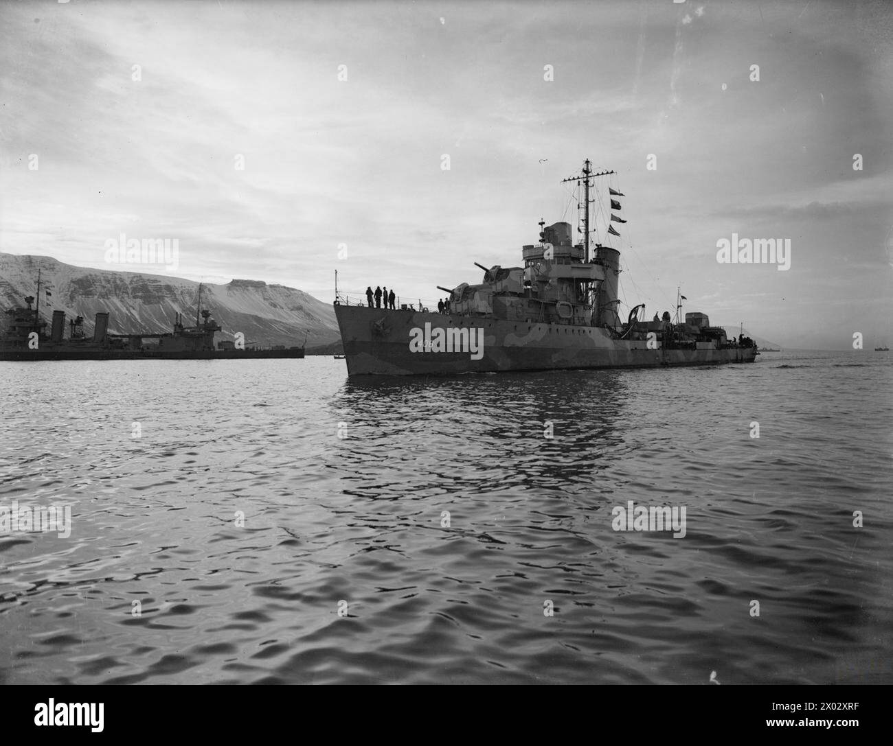 ON BOARD HMS VICTORIOUS AT HVALFJORD, ICELAND. 27 JANUARY TO 1 FEBRUARY ...