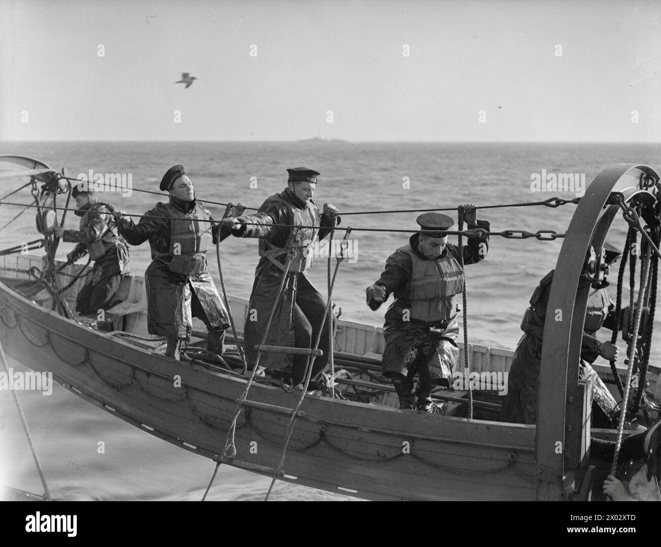 ON BOARD THE DESTROYER HMS COSSACK DURING TORPEDO AND ANTI-SUBMARINE ...