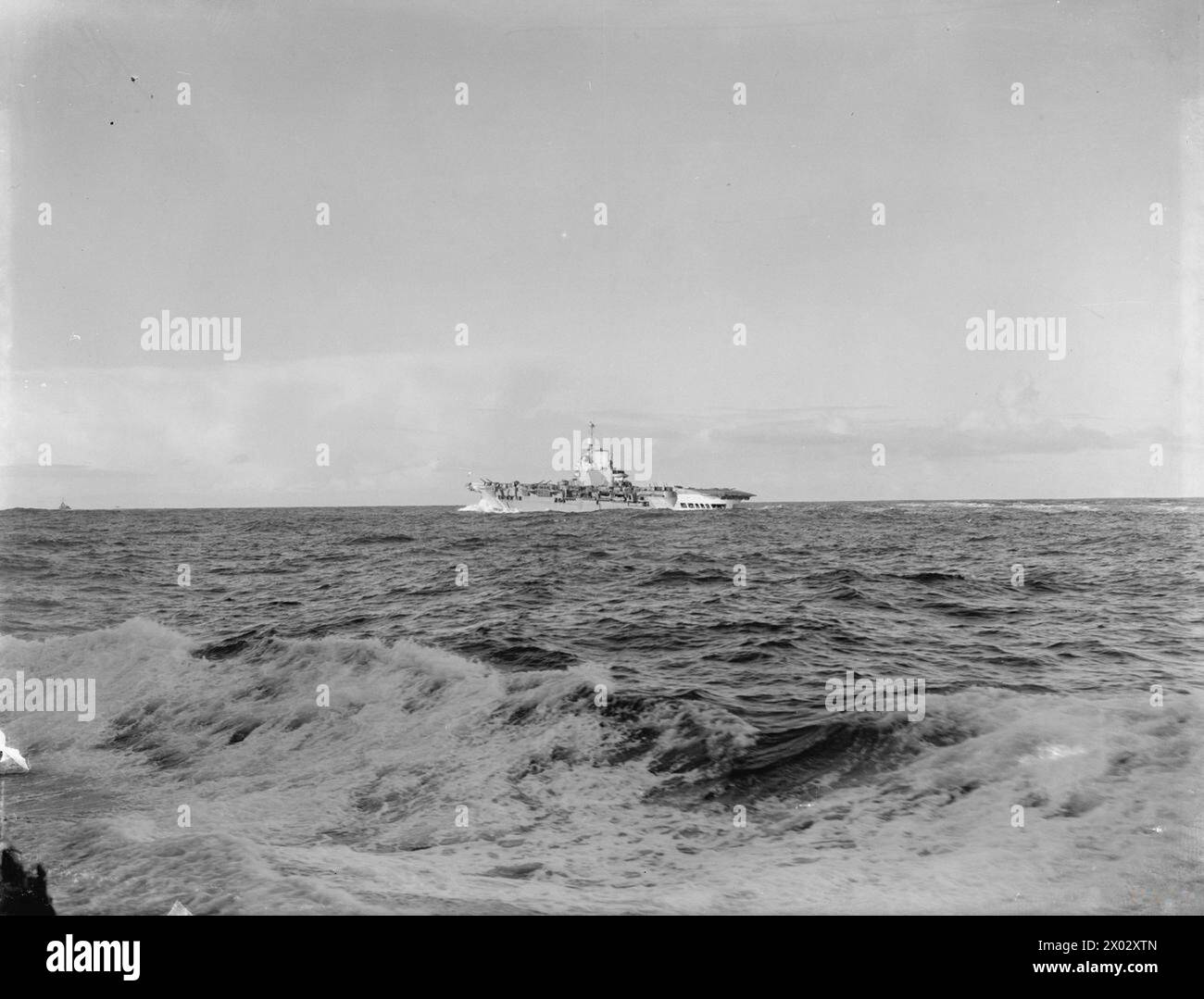 The destroyer HMS Eskimo operates in 1942 as part of the Home Fleet ...