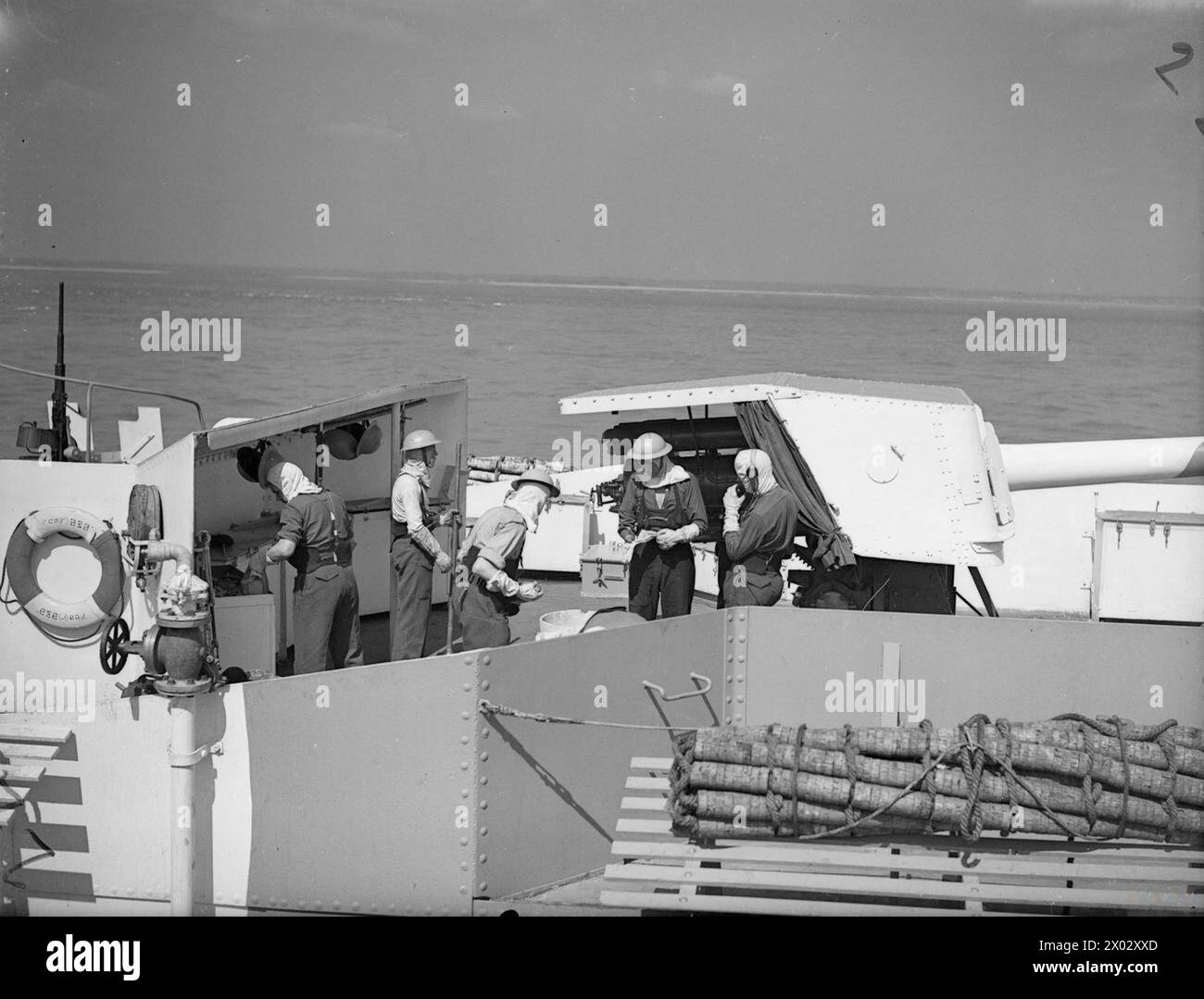 INVASION CRAFT REHEARSAL. 24 TO 28 APRIL 1944, OFF THE ISLE OF WIGHT ...