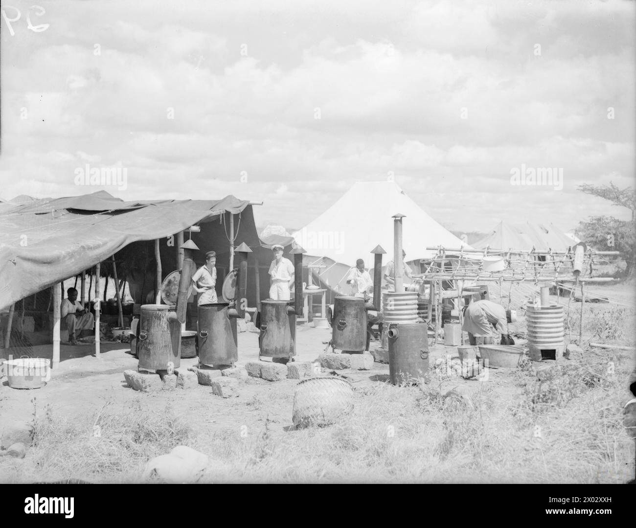 Wartime aviation camp logistics hi-res stock photography and images - Alamy
