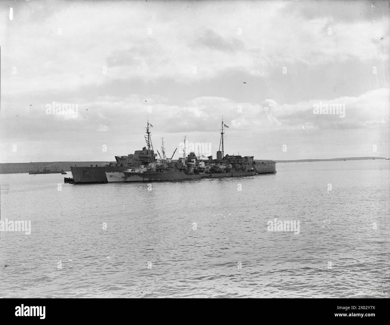 THE DESTROYER DEPOT SHIP HMS TYNE. SEPTEMBER 1941, ON BOARD THE ...