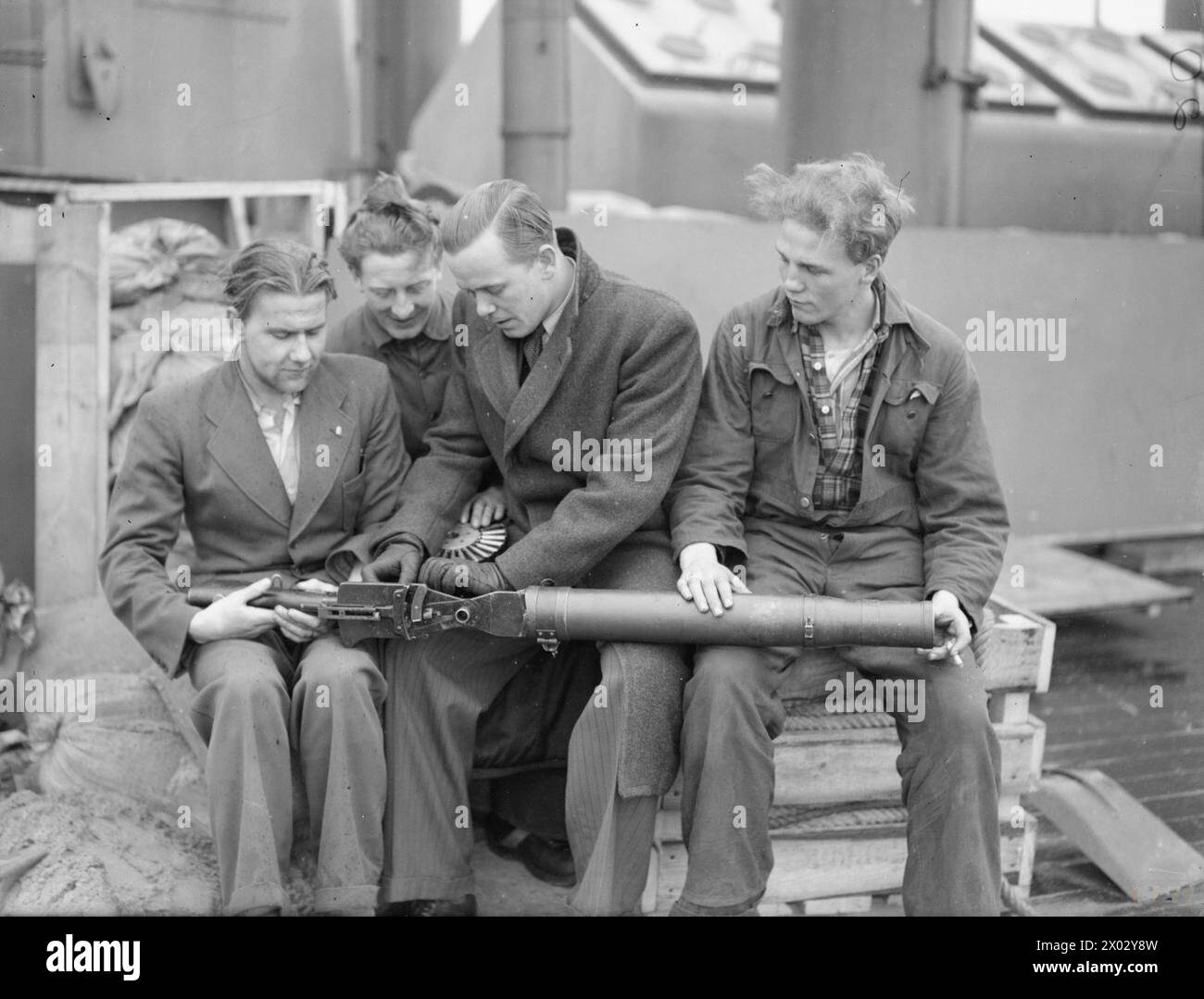 Norwegian tanker BP Newton successfully escaped to a British port on 3 ...