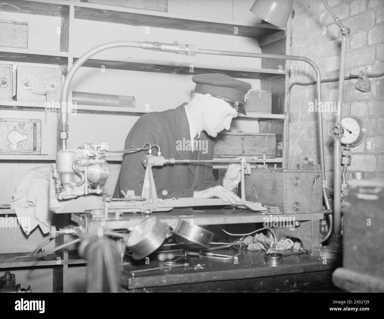BRITAIN'S SUBMARINE SERVICE; CREWS LEARNING TO HANDLE UNDERSEA CRAFT AT ...