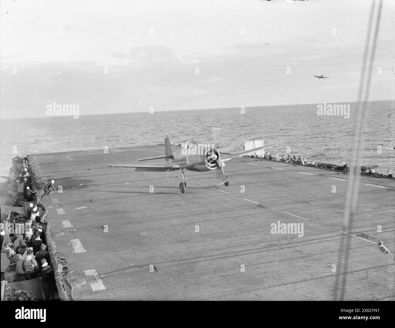 THE TIRPITZ ATTACK. 3 APRIL 1944, ON BOARD THE ESCORT CARRIER HMS ...