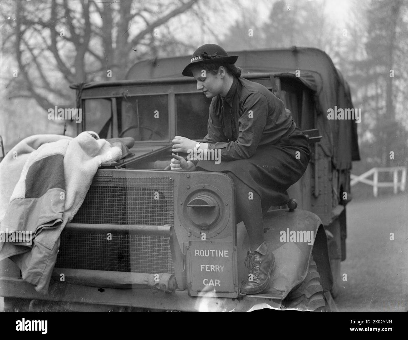 WRNS MOTOR TRANSPORT SECTION. 13 AND 14 JANUARY 1942, PITREAVIE, ROSYTH ...
