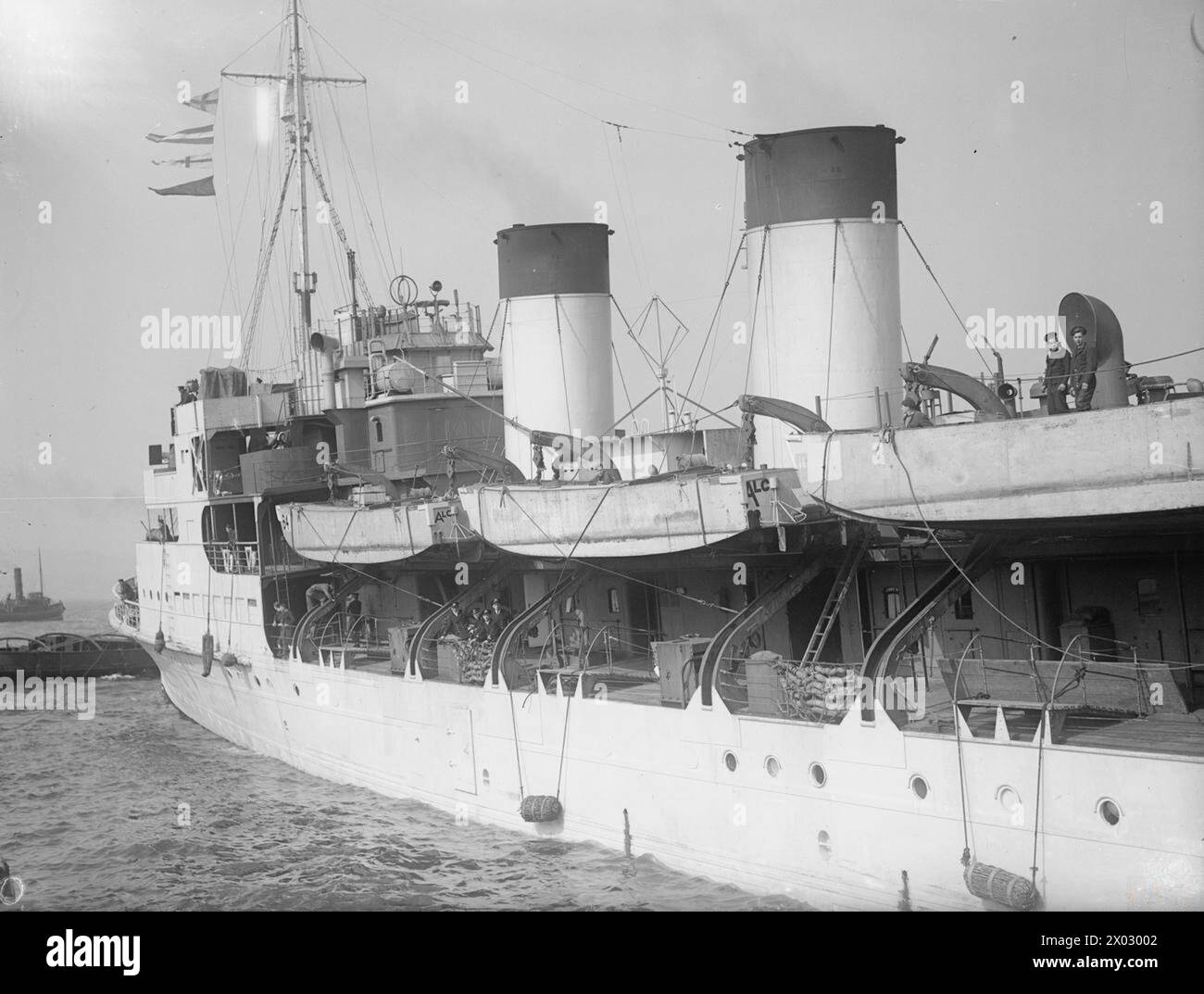 HMS PRINCESS JOSEPHINE CHARLOTTE, BRITISH LANDING SHIP (SMALL). 14 ...