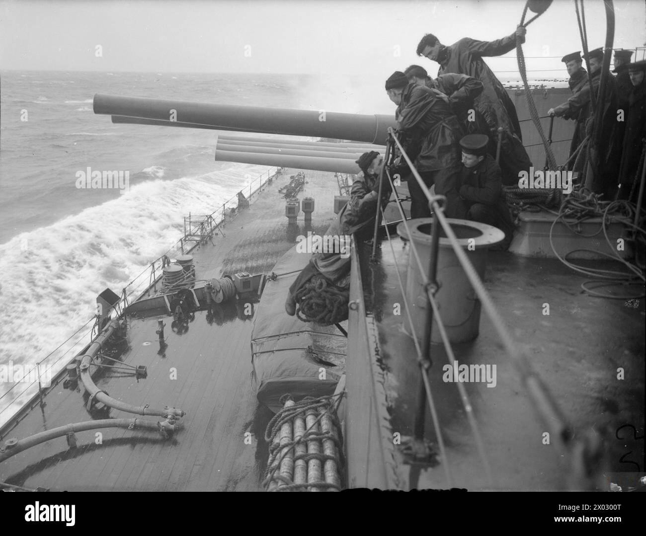 ON BOARD HMS KING GEORGE V WHEN SHE TOOK LORD AND LADY HALIFAX TO ...