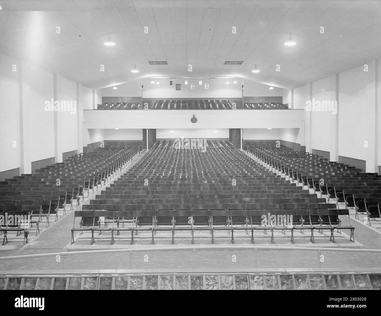 NEW HOME FLEET THEATRE'S FIRST NIGHT. 18 JULY 1943, SCAPA FLOW. ADMIRAL ...