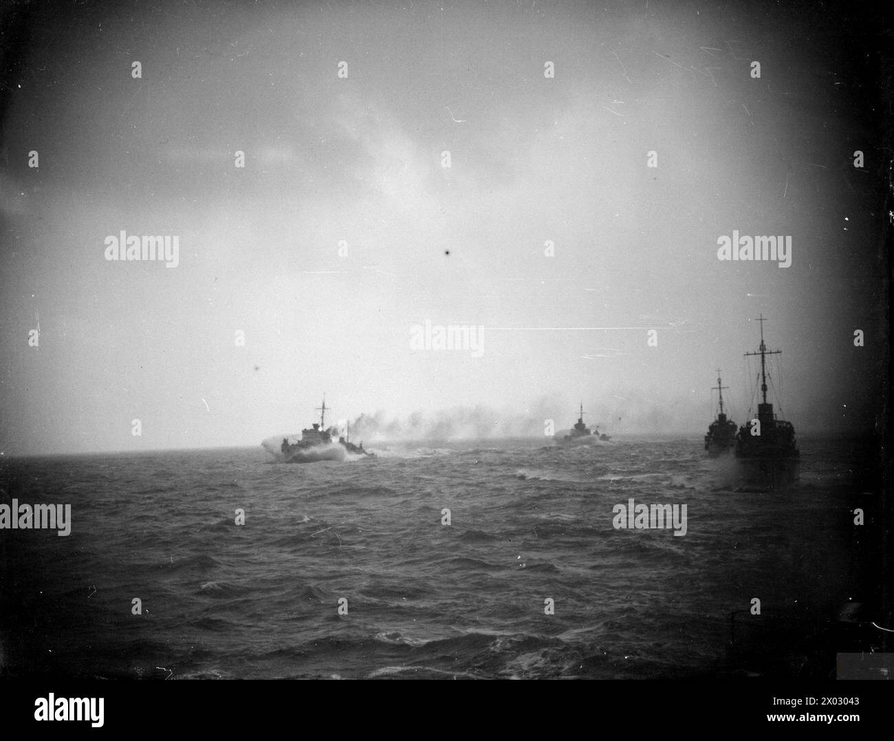 In December 1943, HMS Mallard, senior corvette of the First Corvette ...