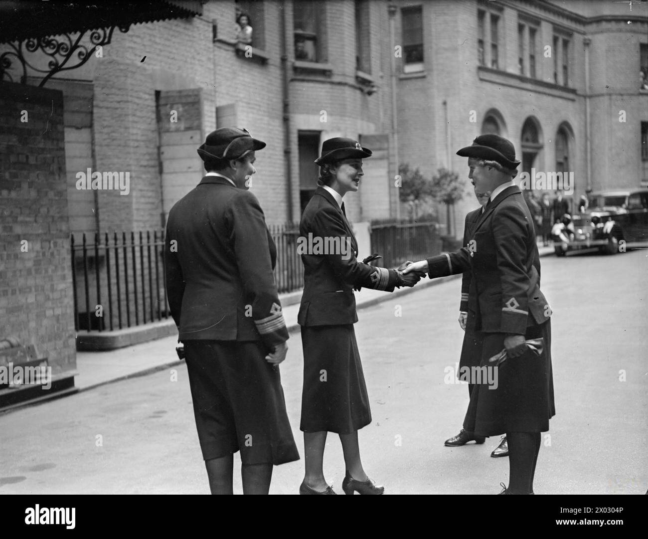 THE DUCHESS OF KENT INSPECTS WRNS HEADQUARTERS. 29 JUNE 1943, QUEEN ...