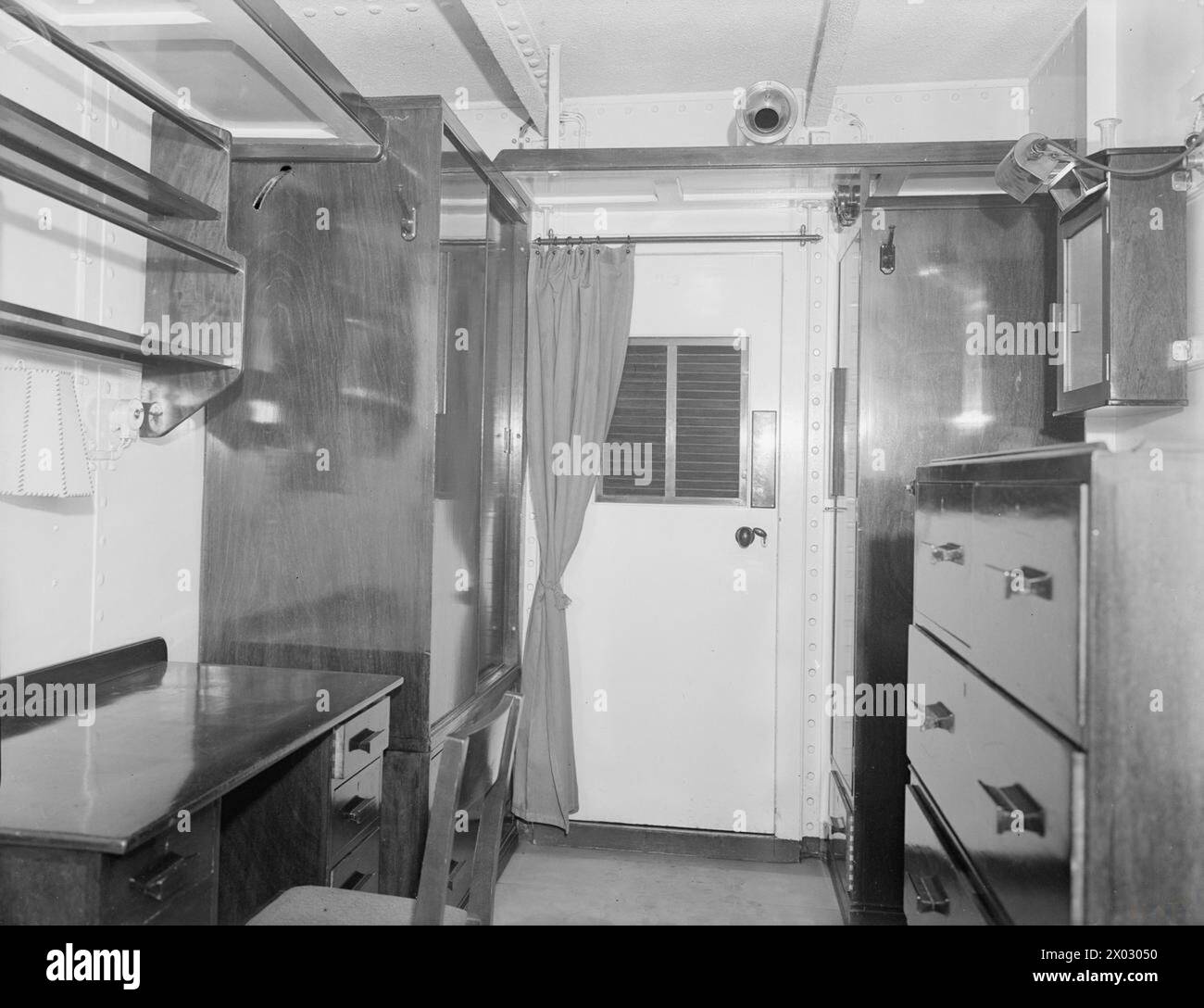 ON BOARD A DEPOT SHIP OF THE ROYAL NAVY. 16 AND 17 AUGUST 1943, IN HMS ...