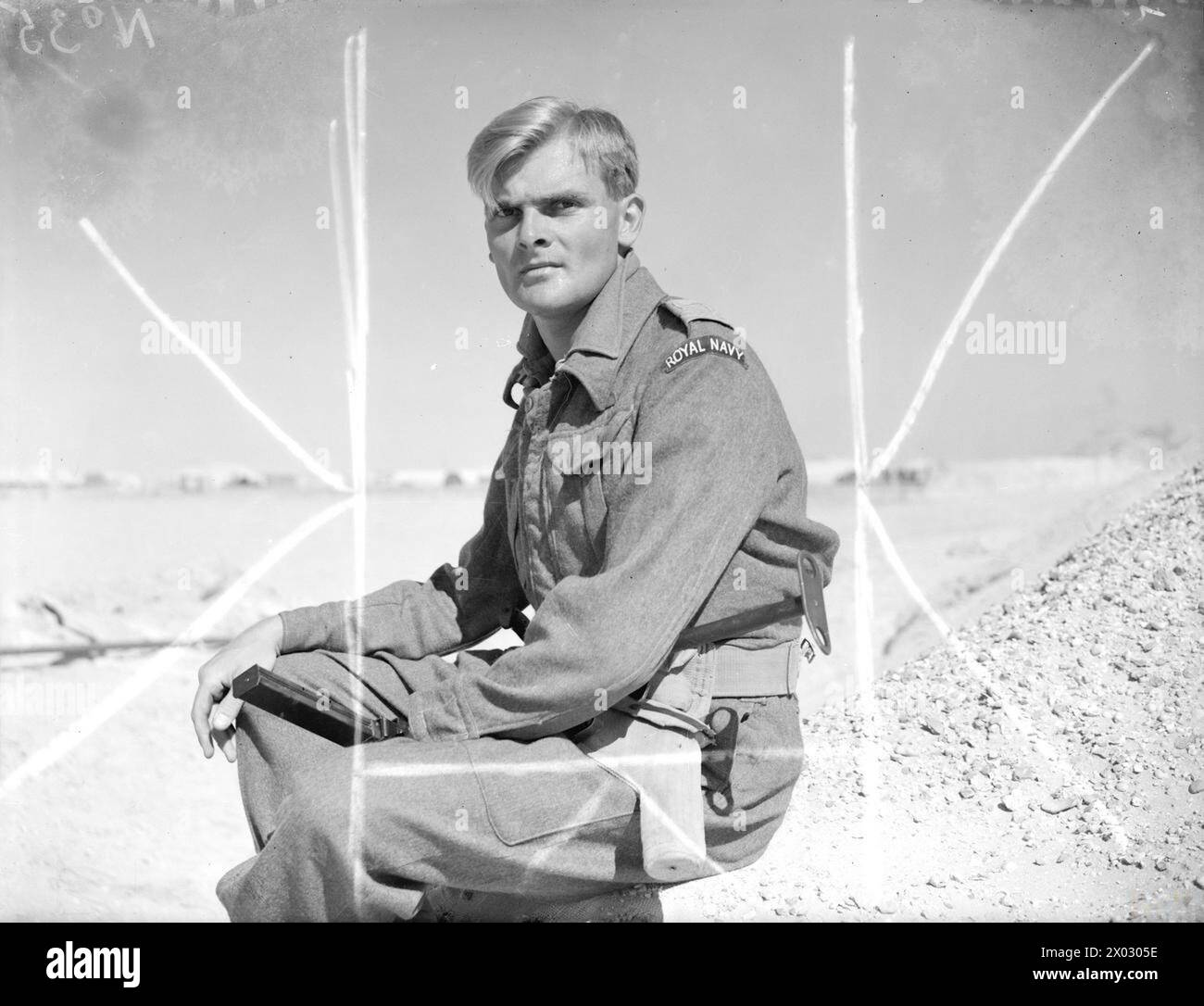 From 8 to 12 June 1943, HMS Saunders Kabrit at Bitter Lakes near the ...