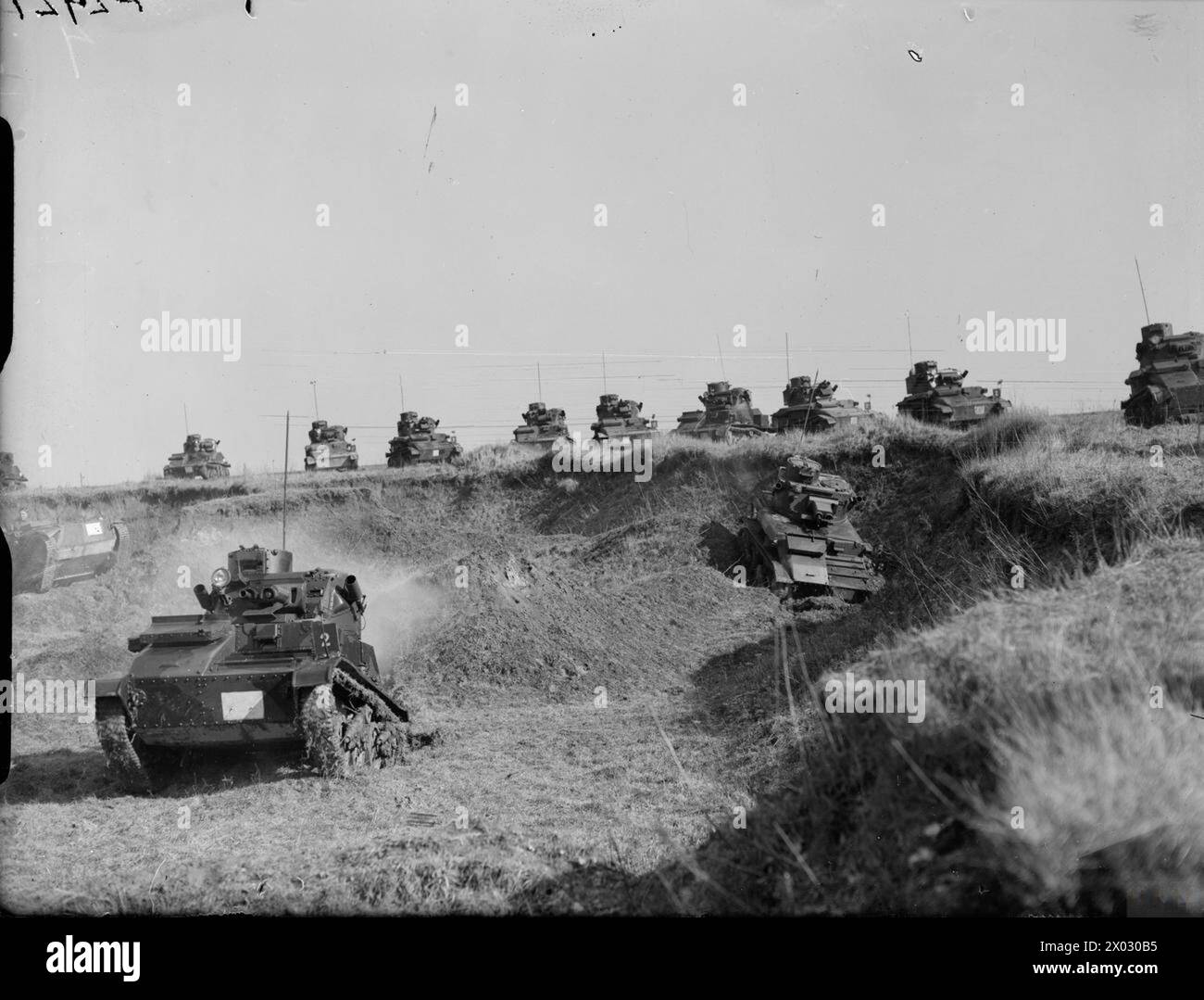 THE BRITISH ARMY IN FRANCE 1940 - Light Tank Mk VIs of 4/7th Dragoon ...