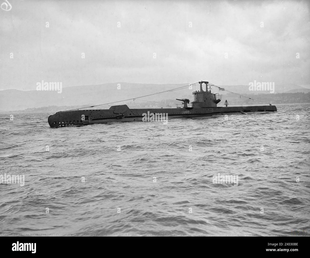 HMS SIMOOM, BRITISH S CLASS SUBMARINE. 20 APRIL 1943, HOLY LOCH. HMS ...