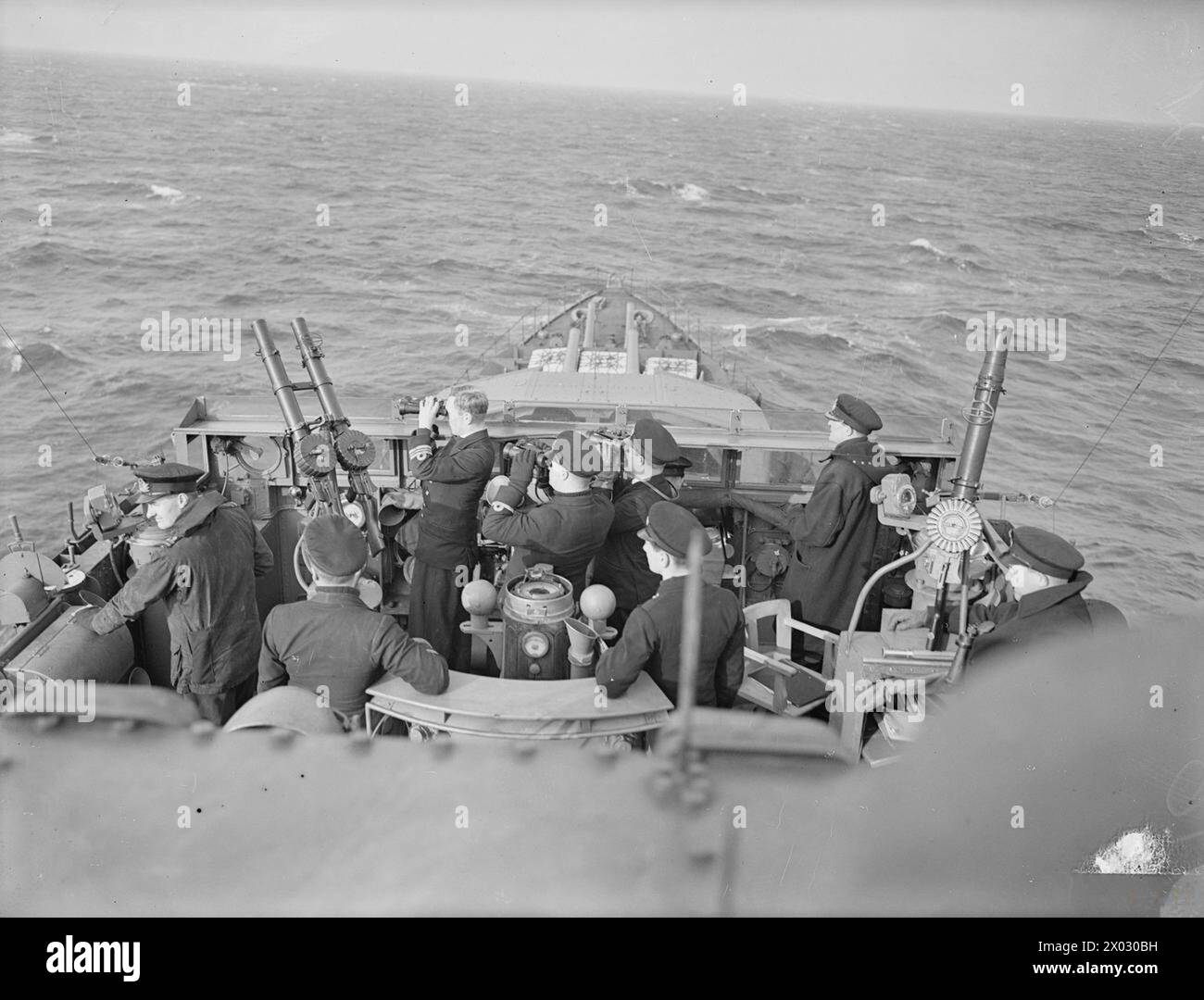 ON BOARD THE DESTROYER HMS COSSACK DURING TORPEDO AND ANTI-SUBMARINE ...