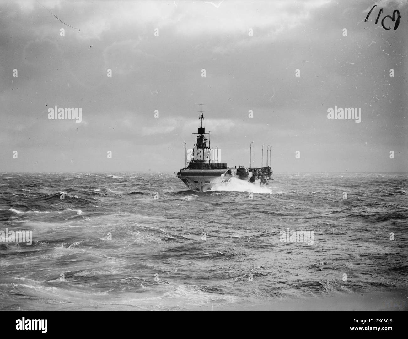 Armed Merchant Cruiser Canton operates in the Atlantic on 21 October ...