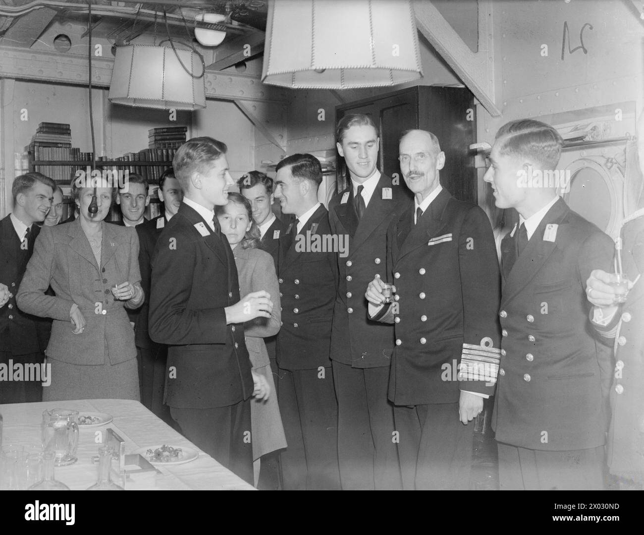 NORWAY WELCOMES KING HAAKON HOME. 6 AND 7 JUNE 1945, ON BOARD THE ...