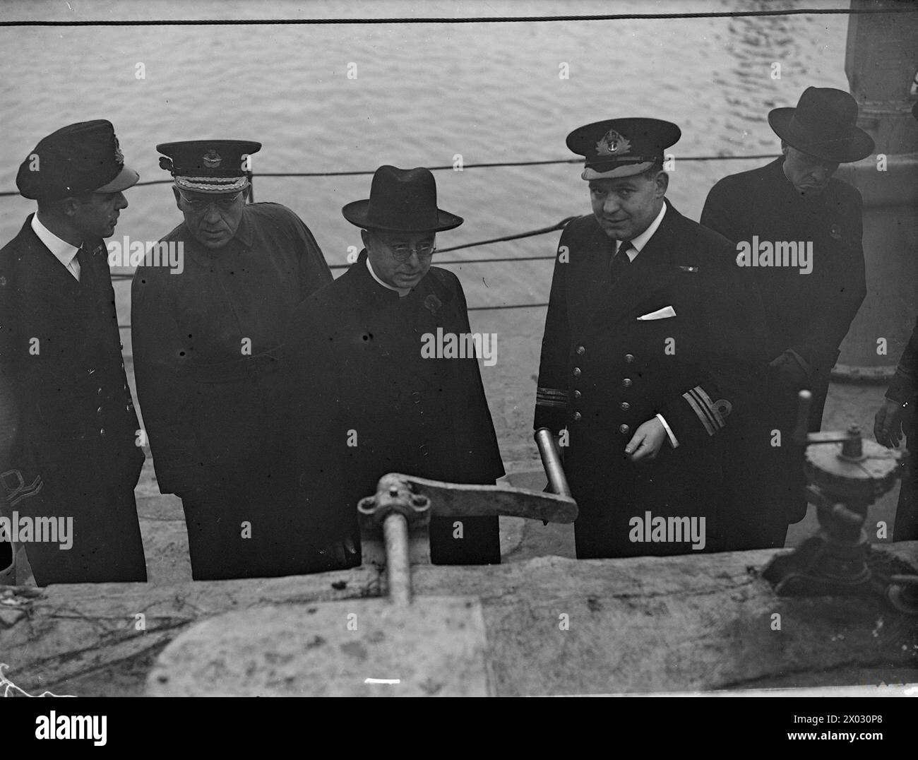 On 11 November 1944 in Rosyth, Cardinal Villeneuve of Quebec visited ...