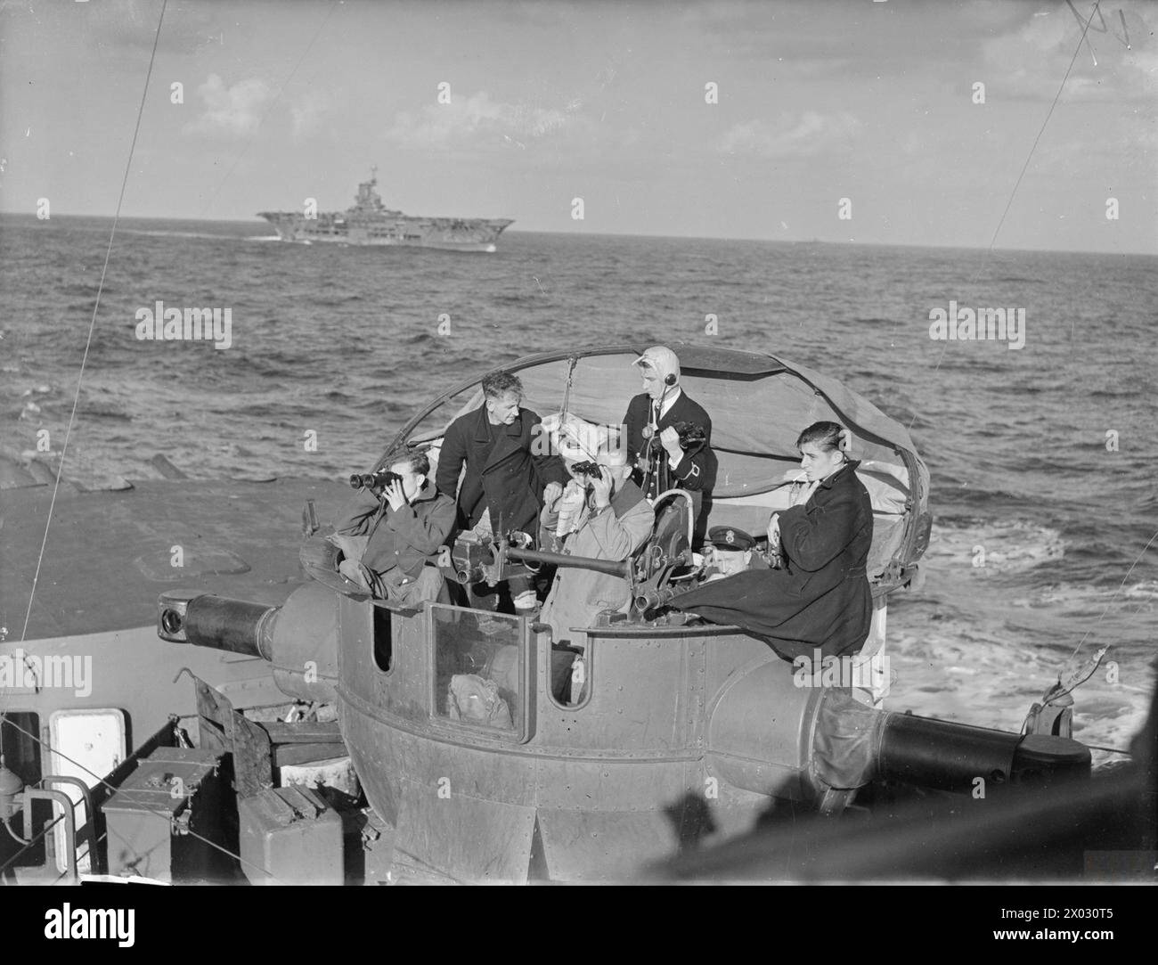 UNITS OF THE BRITISH FLEET IN THE MEDITERRANEAN. NOVEMBER 1940, ON BOARD THE CRUISER HMS ...