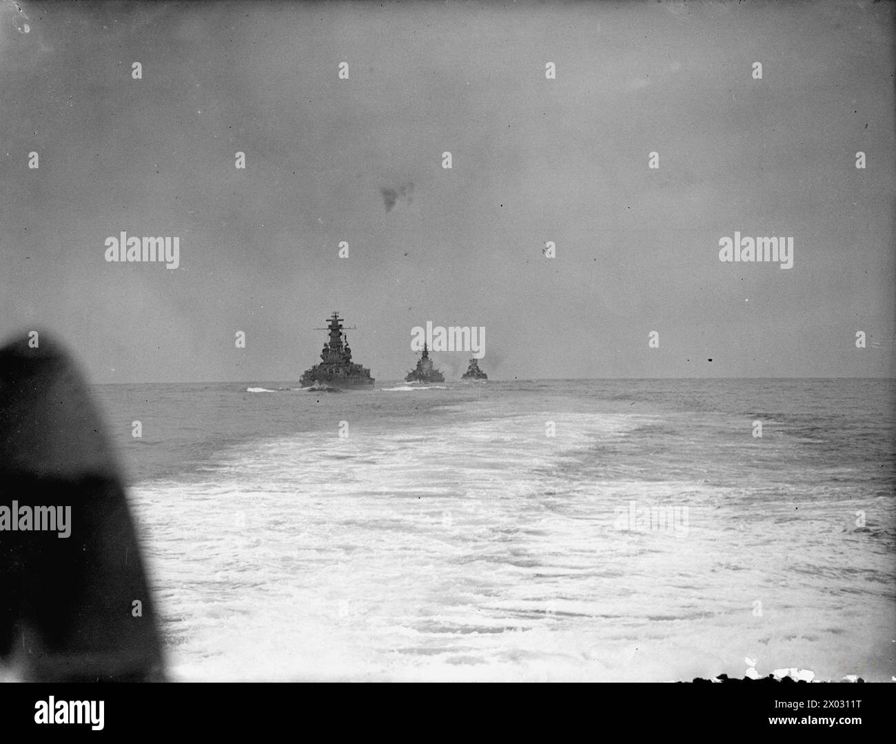 BRITISH AND AMERICAN NAVY FORCES IN COMBINED EXERCISES. JUNE 1943, AT ...
