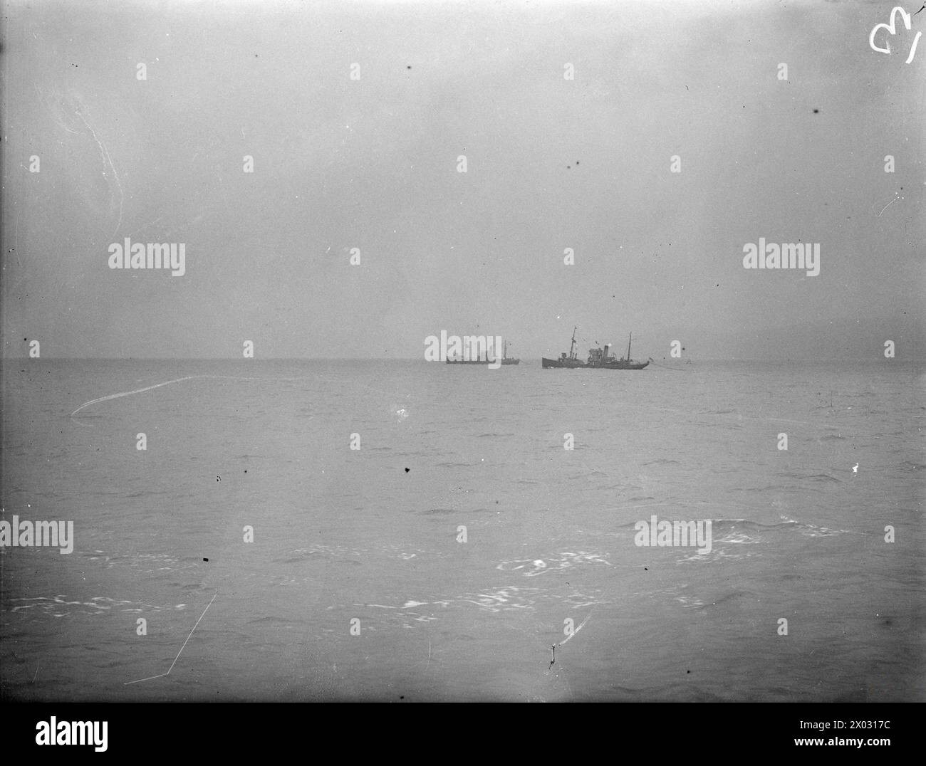 ON BOARD THE DESTROYER HMS KIPLING WHILE ON PATROL. 1941. ARTIST IS NOW ...