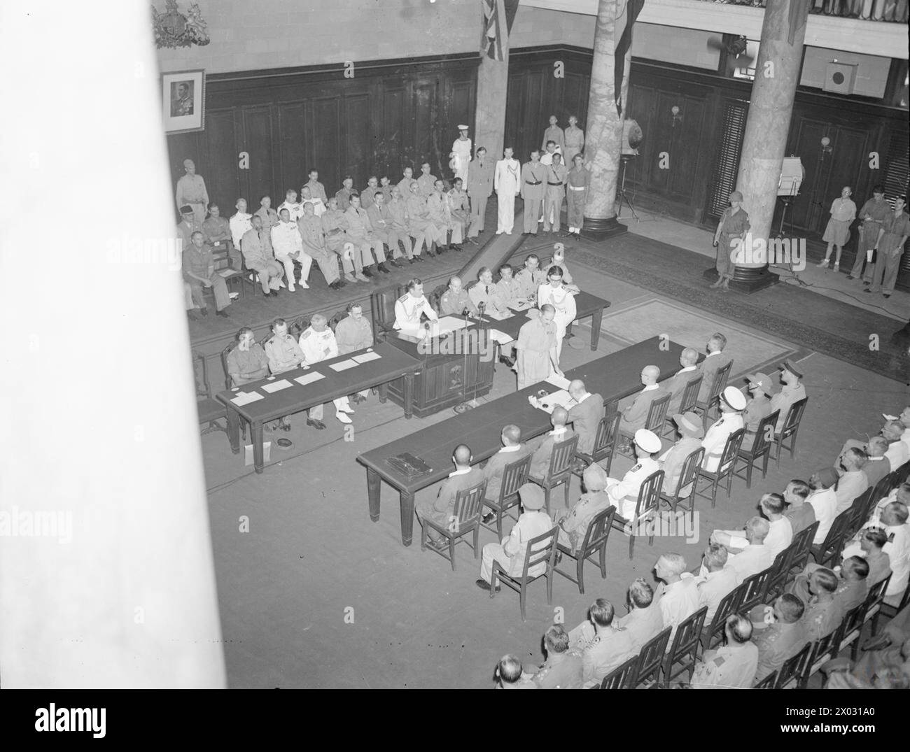 THE WAR IN THE FAR EAST 1945 - General Seishiro Itagaki signs the ...