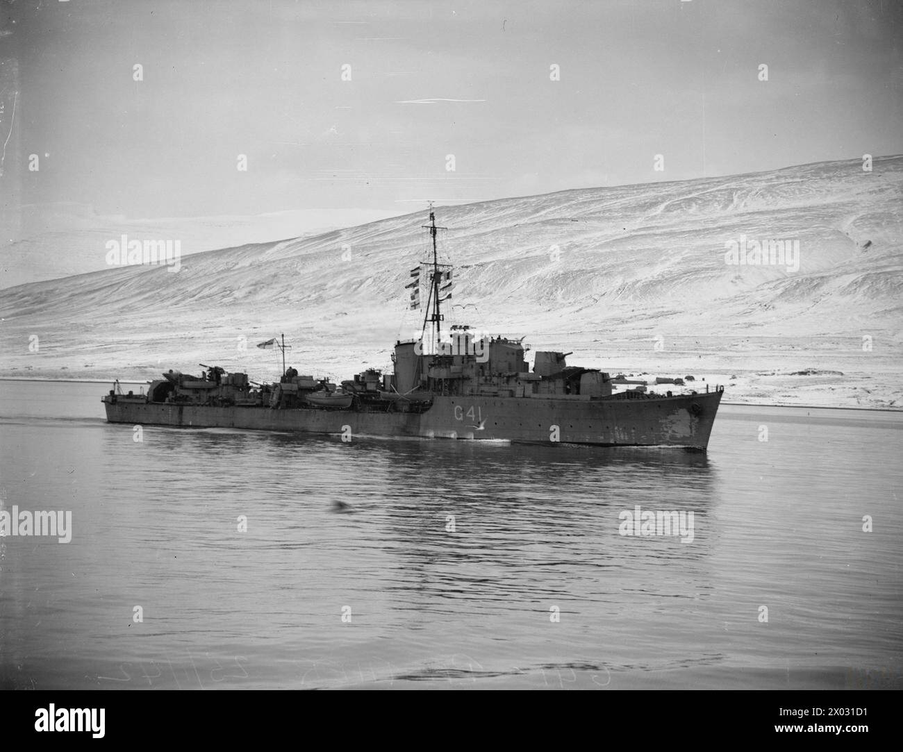THE ROYAL NAVY DURING THE SECOND WORLD WAR - The British destroyer HMS ...