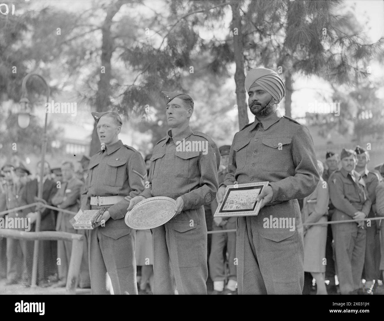 MR CHURCHILL'S 69TH BIRTHDAY IN TEHRAN. 1 DECEMBER 1943, TEHRAN, IRAN ...