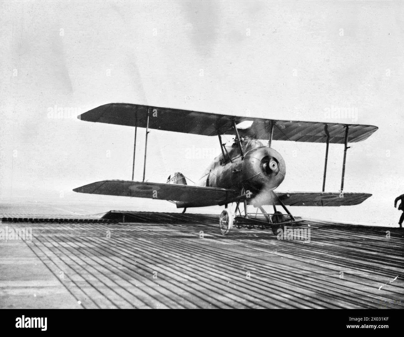 THE FIRST AIRCRAFT TO LAND ON A SHIP UNDERWAY AT SEA. 2 AND 7 AUGUST ...