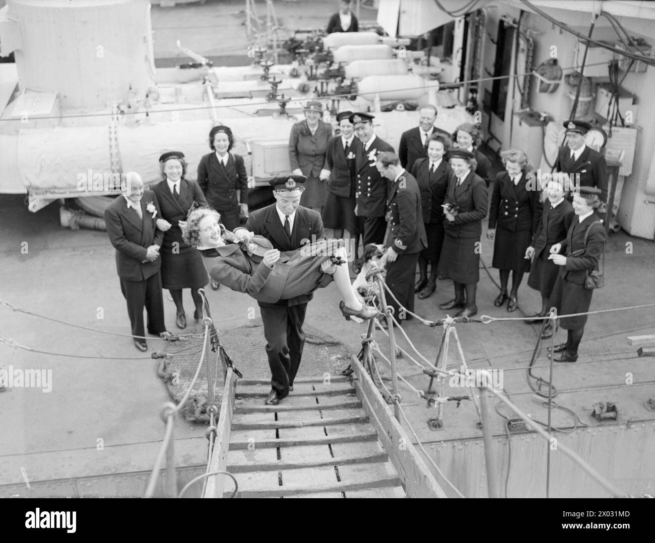 On 18 July 1944, Lieutenant John F. McGill RNVR married Wren Eileen S.R ...