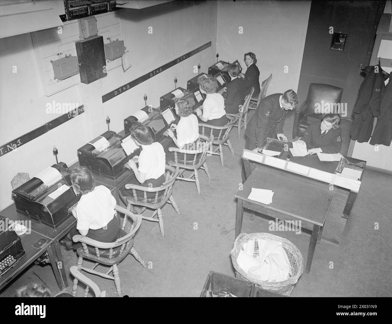 THESE GIRLS KNOW THE SECRETS. 20 MAY 1944, ROSYTH. SOME OF THE VARIED ...