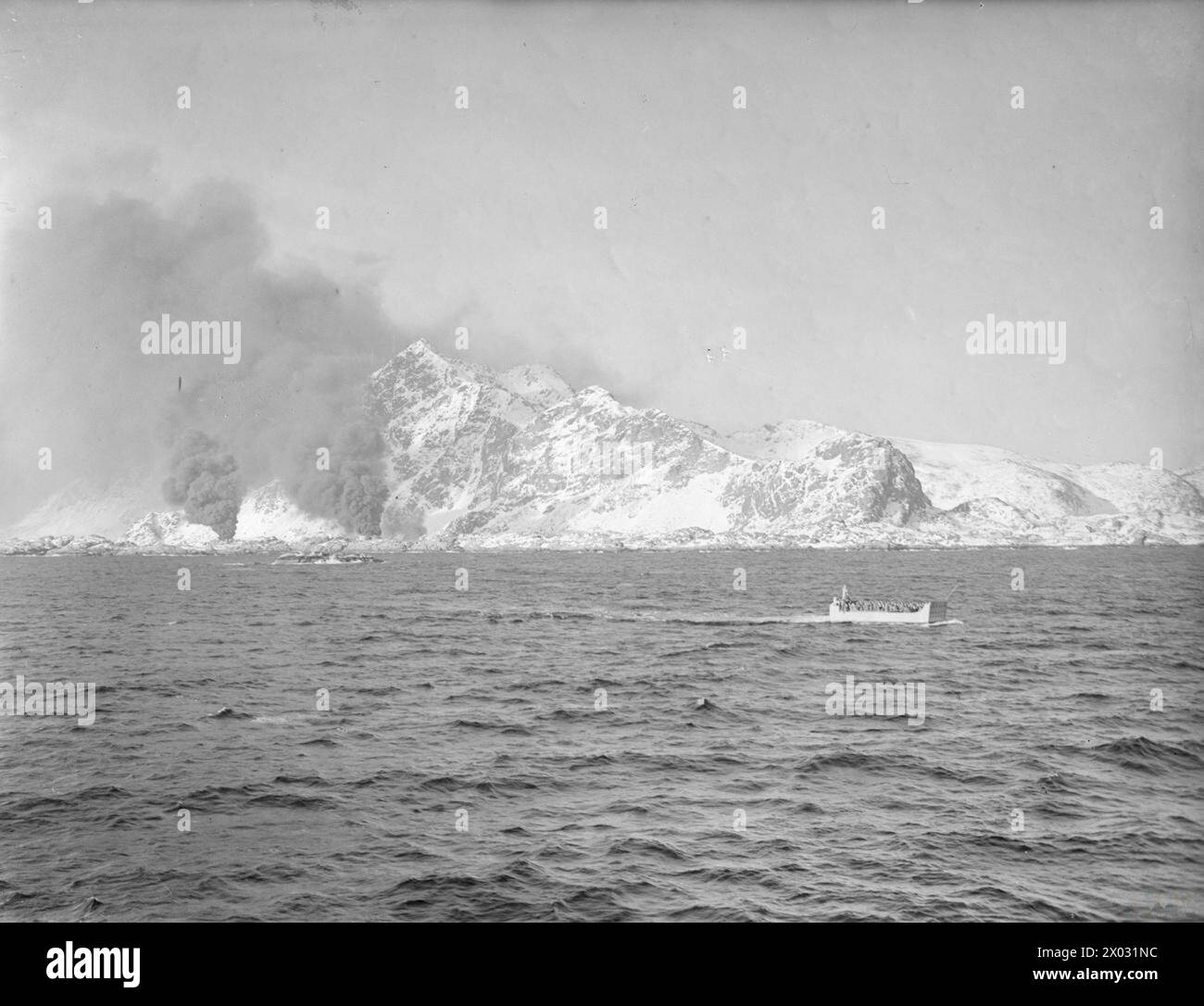 THE EXPEDITION TO THE LOFOTEN ISLANDS, NORWAY, WHERE TROOPS WERE LANDED ...