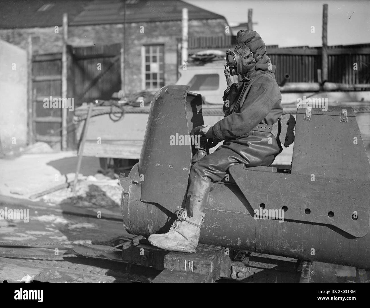 CHARIOT CRAFT AND MEN. 3 MARCH 1944, ROTHESAY. - The Commanding officer ...